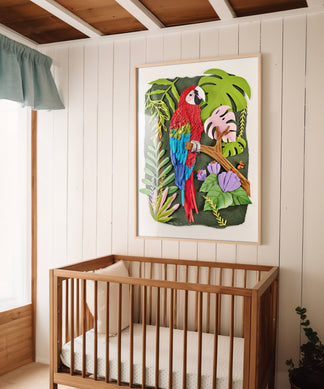 Red Macaw by Andrea Cira – Little Van Gogh's