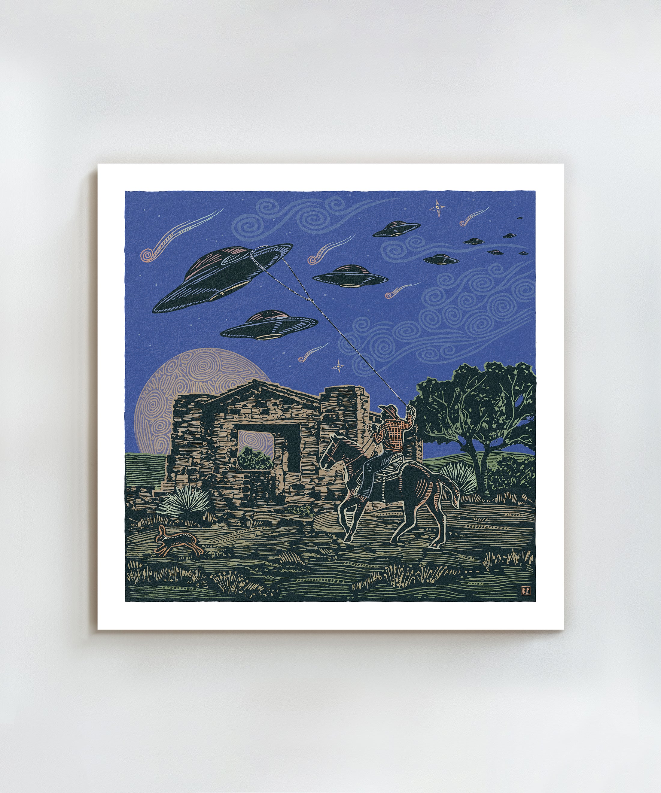 Cowboy and Aliens by Bryan Peterson – Little Van Gogh's