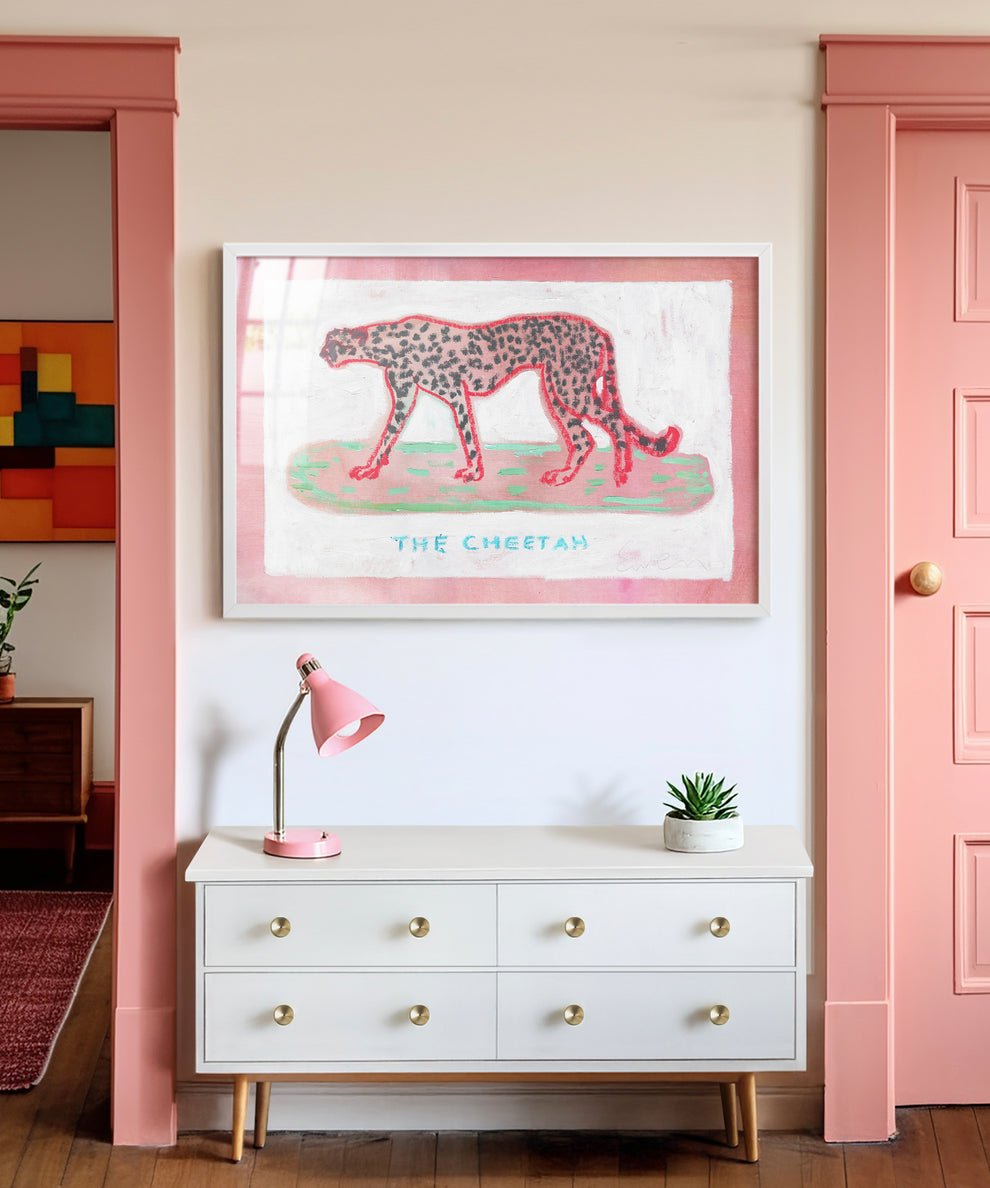 Scarlet Cheetah by Anne-Louise Ewen – Little Van Gogh's